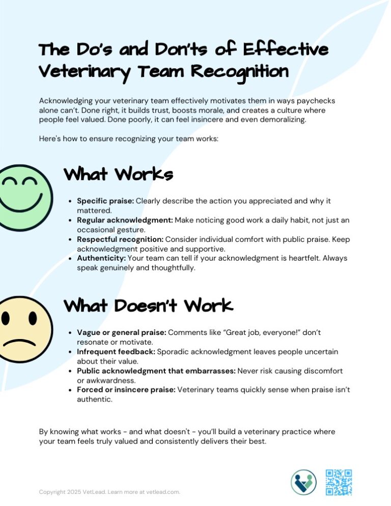 Beyond Paychecks: Building a Culture of Recognition in Your Veterinary ...