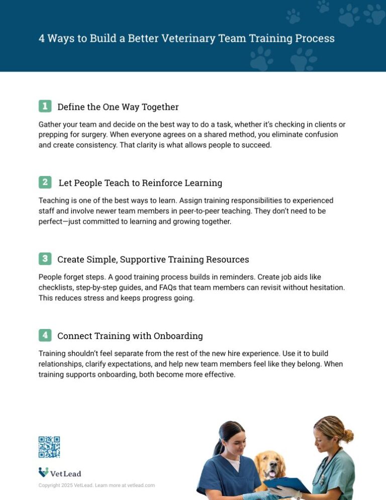 How to Make Veterinary Team Training Work for Your Practice - VetLead